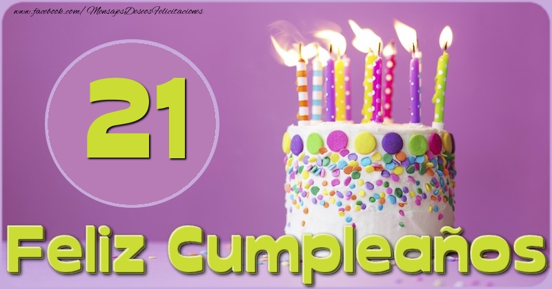Felicitaciones para años 21 años - Página 2 ...