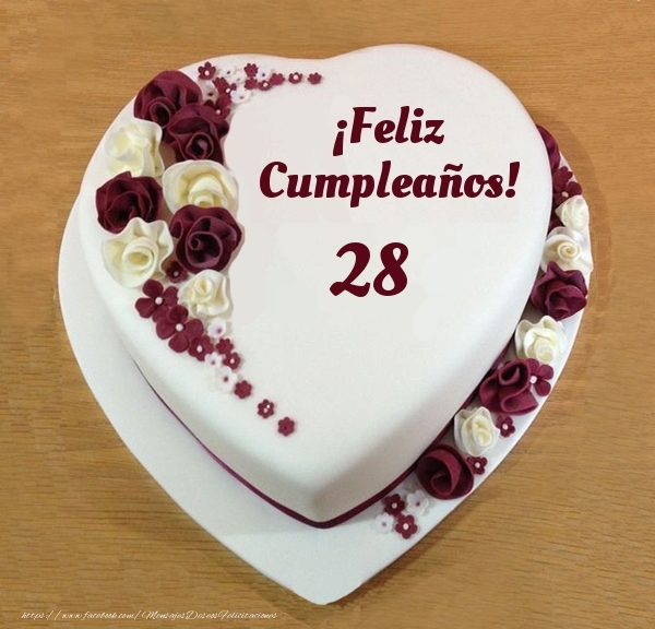 Felicitaciones para años 28 años - mensajesdeseosfelicitaciones.com
