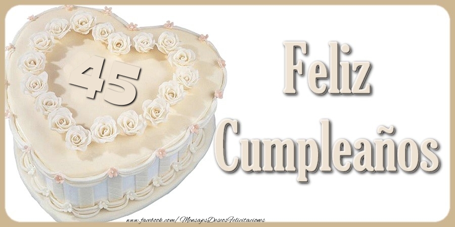 Felicitaciones para años 45 años - Página 3 ...