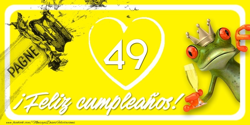 Felicitaciones para años 49 años - mensajesdeseosfelicitaciones.com