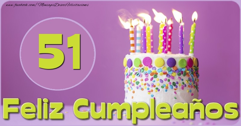 Felicitaciones para años 51 años - Página 2 ...