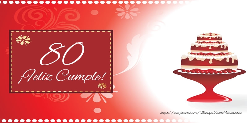 Felicitaciones para años 80 años - Página 2 ...